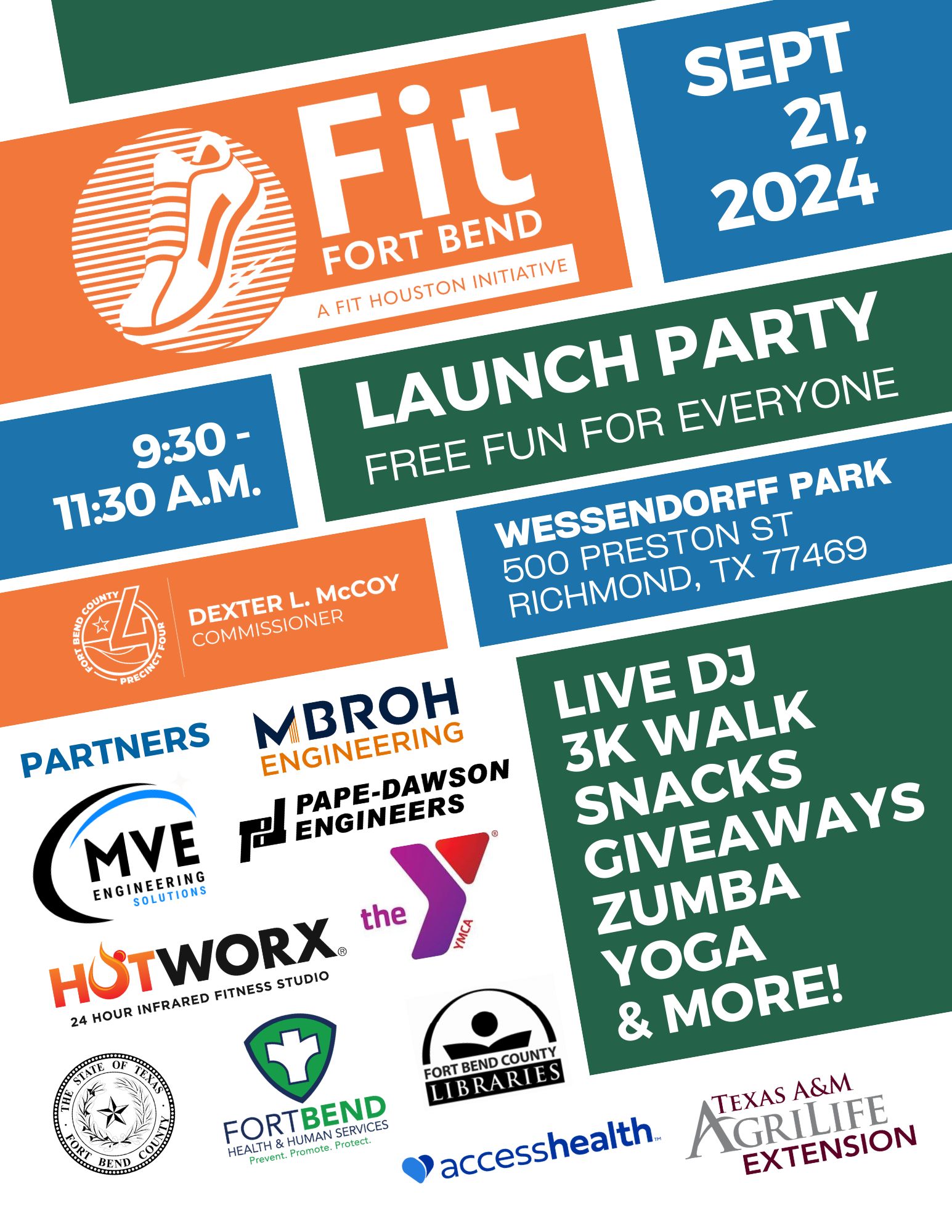 Fit Fort Bend Launch Party | Fort Bend County